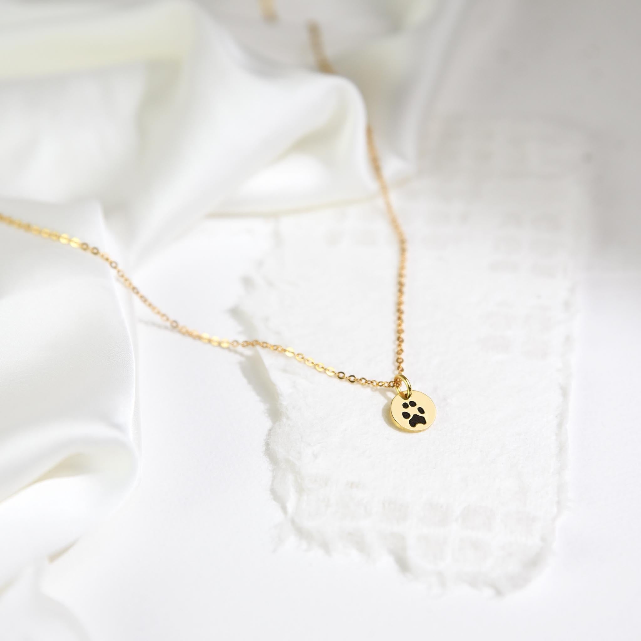 Personalized Paw Print Pendant at Custom Paw Jewelry Shop