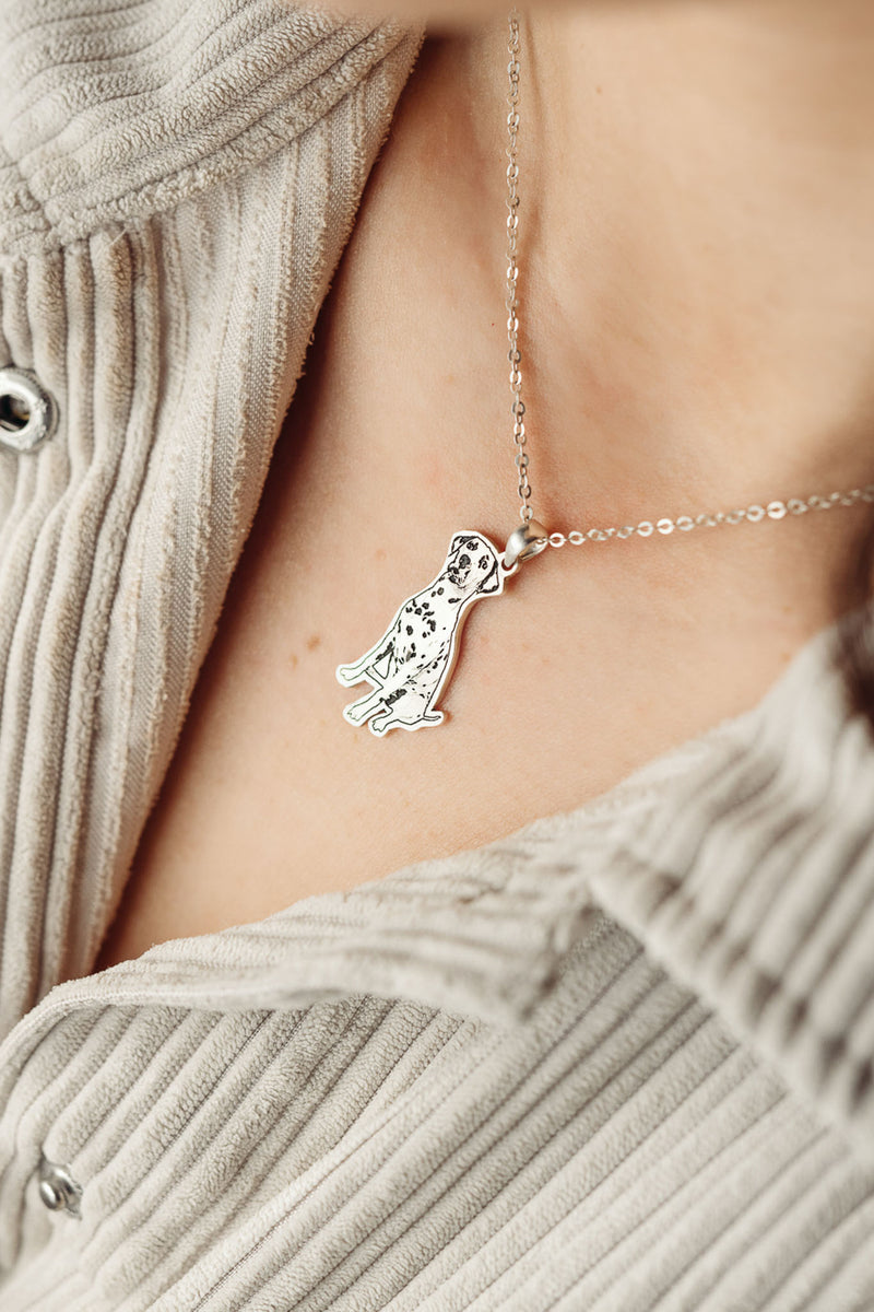 Personalized Dog Necklace at Custom Paw Jewelry Shop